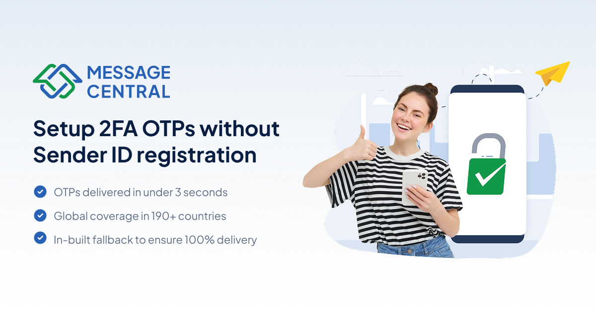 Setup 2FA with SMS & WhatsApp OTP | Secure OTP APIs